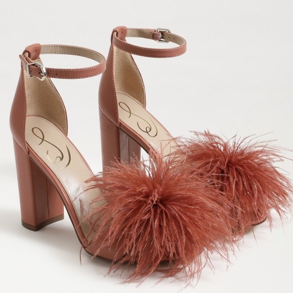 Sam Edelman | Shoes | Sam Edelman Yaro Feather Heel Sandal | Poshmark
